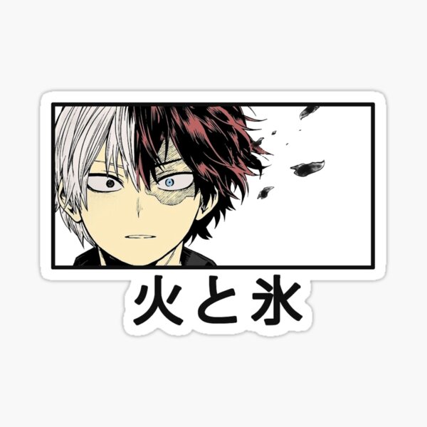 "Shoto my hero academia" Sticker by KAZIMOTO | Redbubble