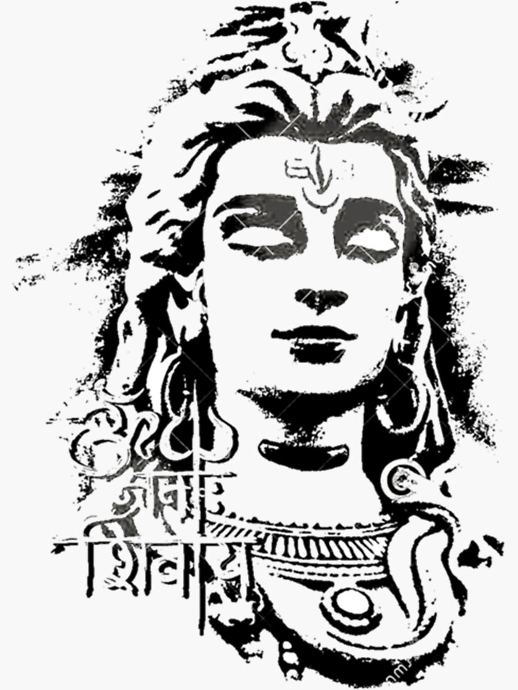 "Lord shiva " Sticker by LivyPaigeHome | Redbubble