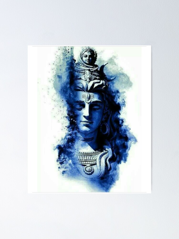 "lord shiva " Poster for Sale by LivyPaigeHome | Redbubble
