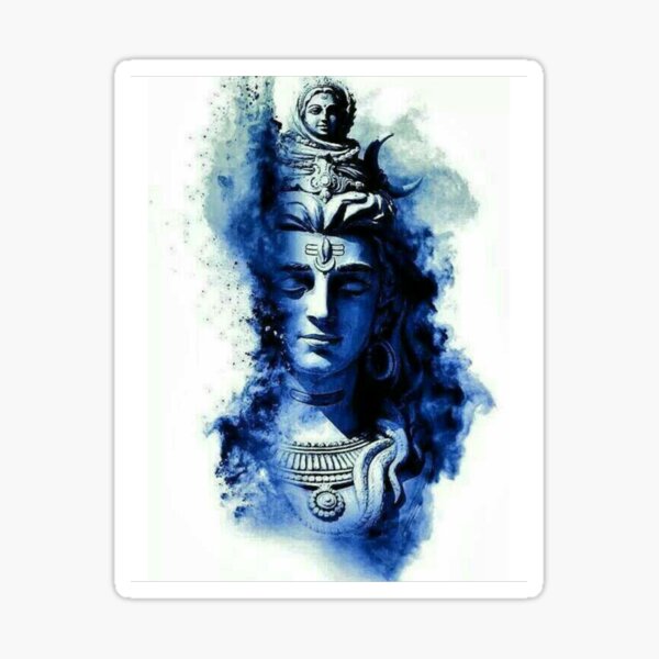 "lord shiva " Sticker for Sale by LivyPaigeHome | Redbubble