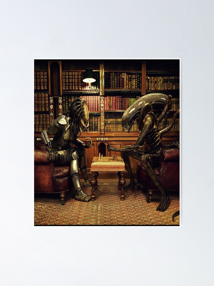 "Alien Vs Predator Playing Chess Design Now Available On A Wide Range ...