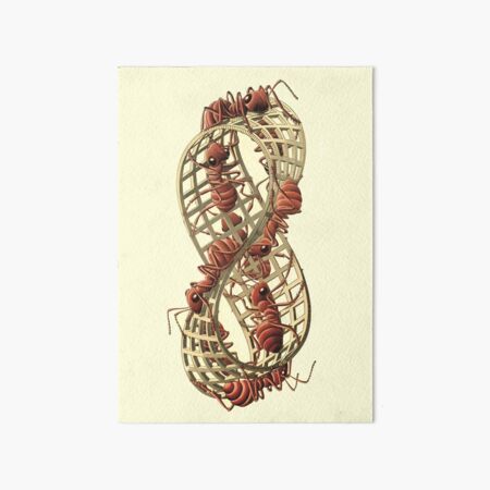 "M.C Escher Mobius Strip" Art Board Print by Artone369 | Redbubble
