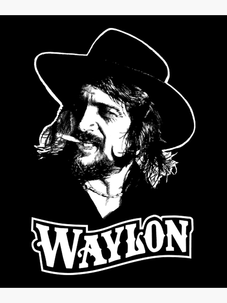"Waylon Jennings T-ShirtWaylon Jennings T-Shirt_by at_design_" Poster ...