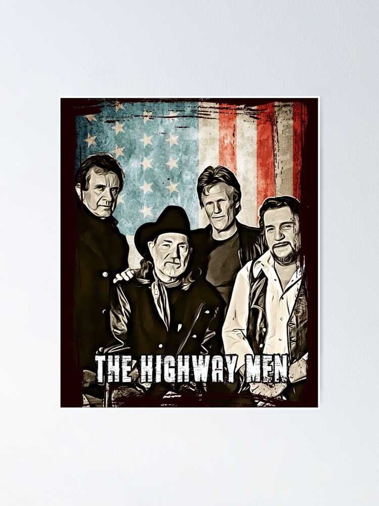 "Flag The highwaymen band 35 years anniversary gift for fans and lovers ...