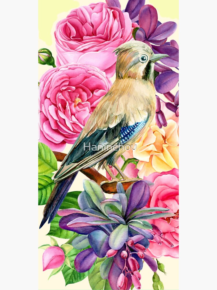 "gram bird" Sticker by Haninchou | Redbubble