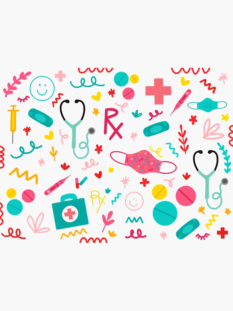 "doctor doodles" Sticker for Sale by CorsMan | Redbubble
