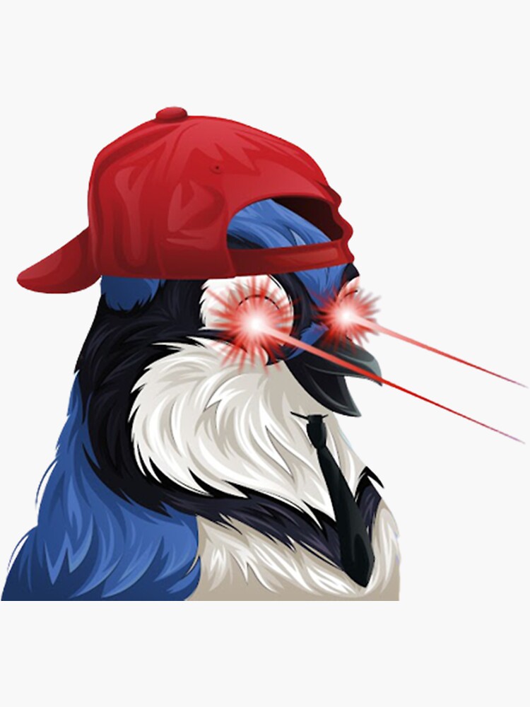 "Blue_jay-New Designed NFT Tees" Sticker by Fun2Animals | Redbubble