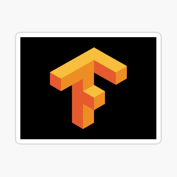 "Tensorflow Clear Logo" Sticker for Sale by rimek | Redbubble