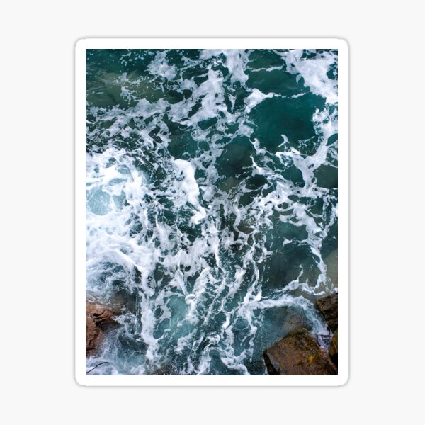 "ocean and rocks" Sticker by Erikaesb | Redbubble