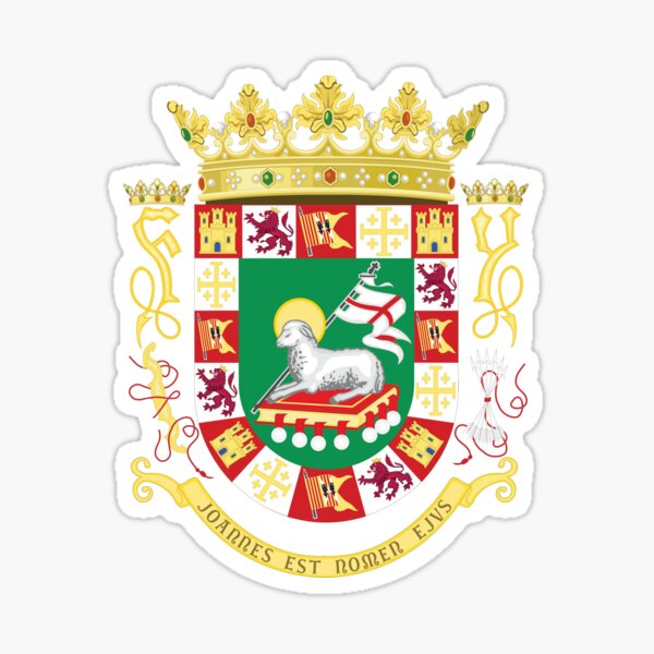 "Escudo de Puerto Rico" Sticker for Sale by snxworld | Redbubble