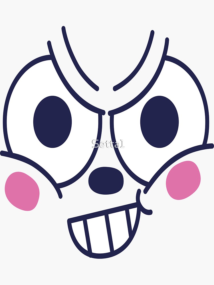 "face expression of emotion" Sticker for Sale by Setta1 | Redbubble