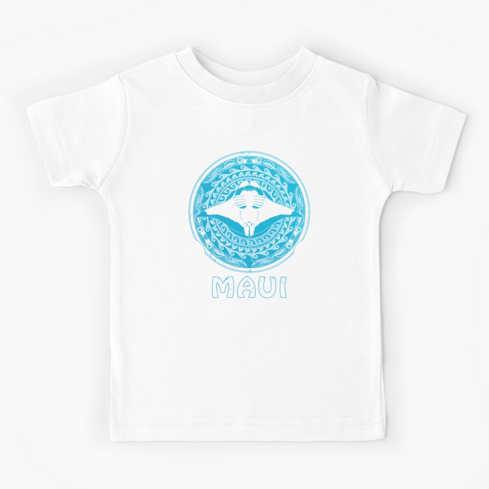 "Manta Ray Maui Hawaii" Kids T-Shirt by NicGrayGraphic | Redbubble