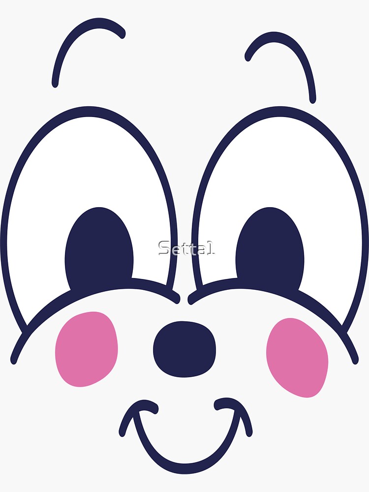 "face expression of emotion" Sticker for Sale by Setta1 | Redbubble