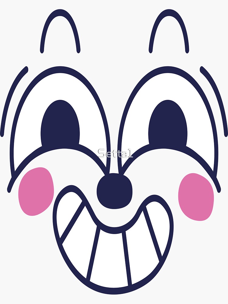 "face expression of emotion" Sticker by Setta1 | Redbubble