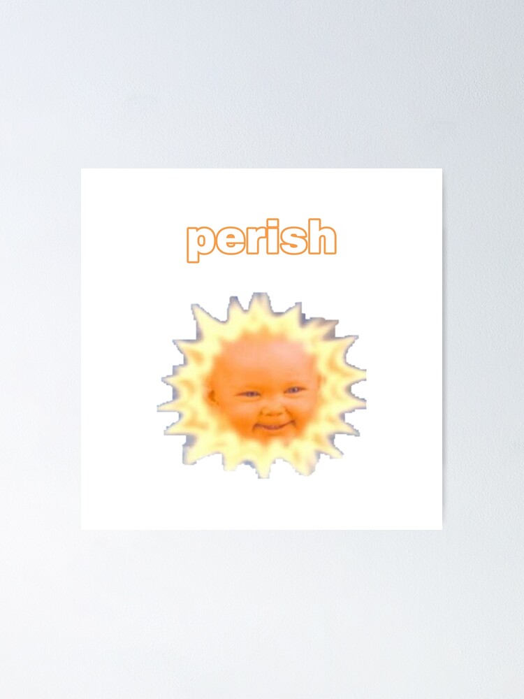 "Morbid Teletubbies - Sun Baby" Poster for Sale by scottiesstuff ...