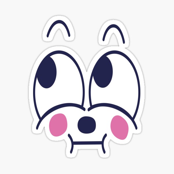 "face expression of emotion" Sticker by Setta1 | Redbubble
