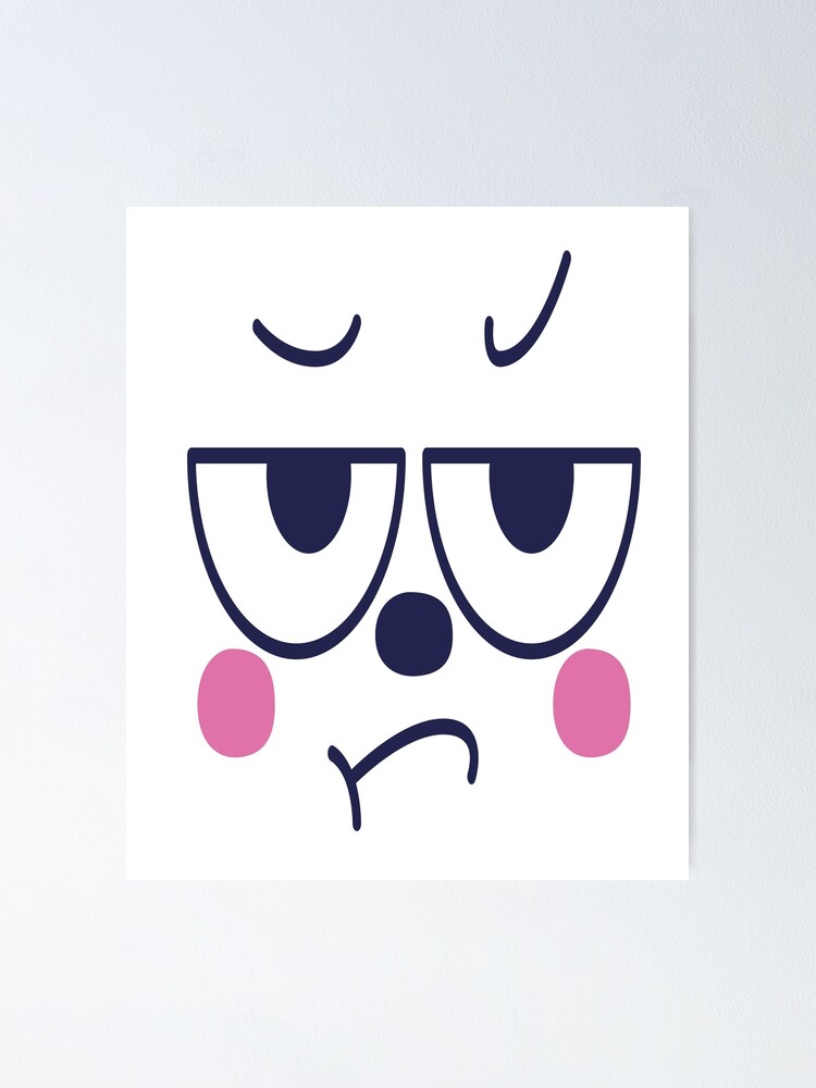 "face expression of emotion" Poster by Setta1 | Redbubble