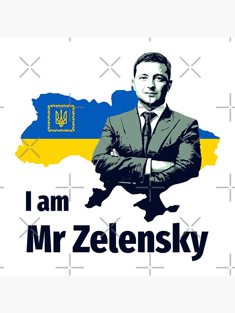 "Volodymyr Zelensky Ukraine President. I Stand with Ukraine. Stop Putin ...