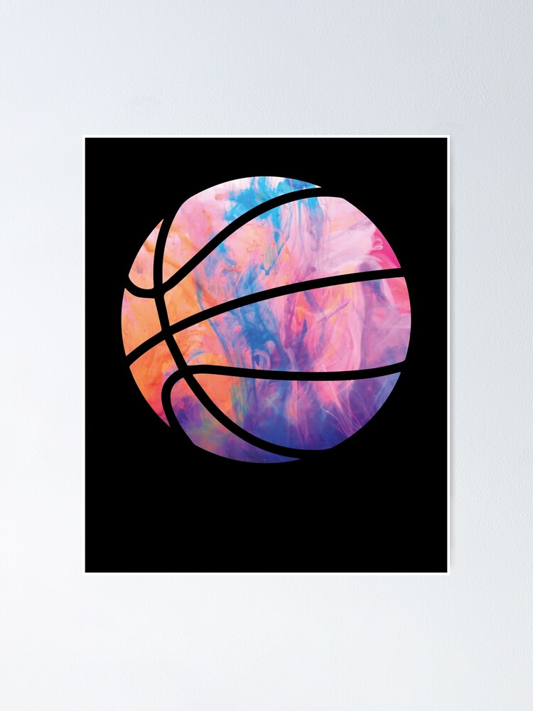 "Geometric Basketball Shape Low Poly Basketball Gift" Poster for Sale ...