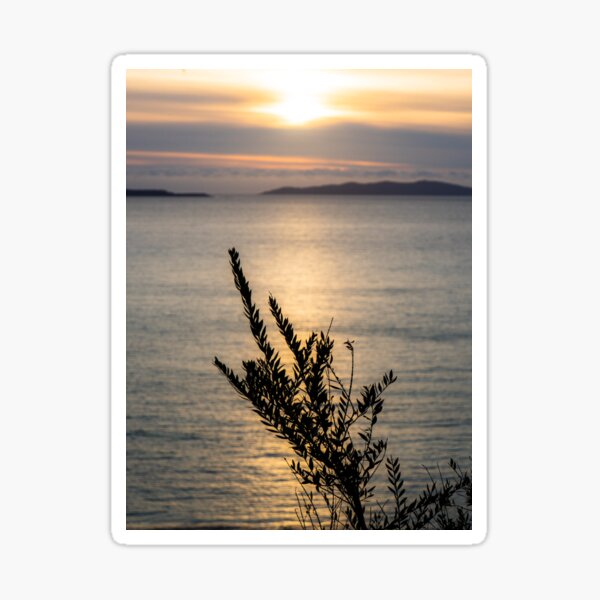 "CORFU ISLAND SUNSET, GREECE IONION ISLANDS" Sticker for Sale by ...