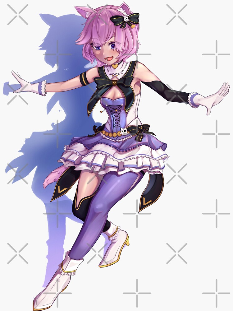 "nyatasha nyanners" Sticker by DZCD-- | Redbubble