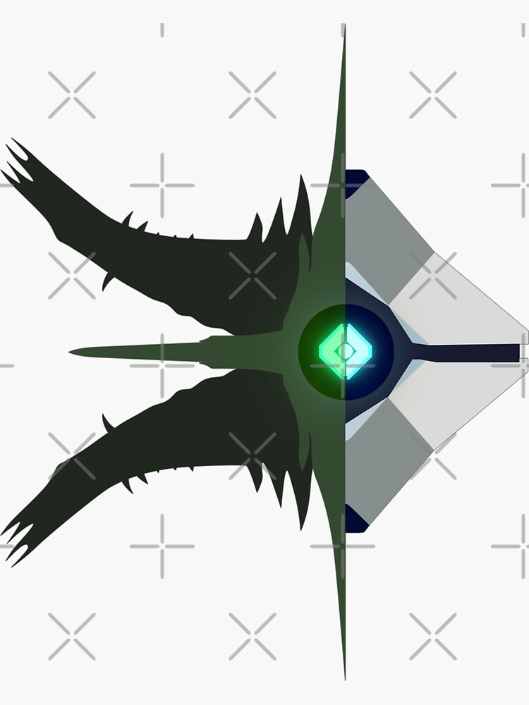 "destiny: duality of ghosts" Sticker by katanaballs | Redbubble