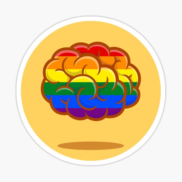 "Brainy" Sticker by BalkanT | Redbubble