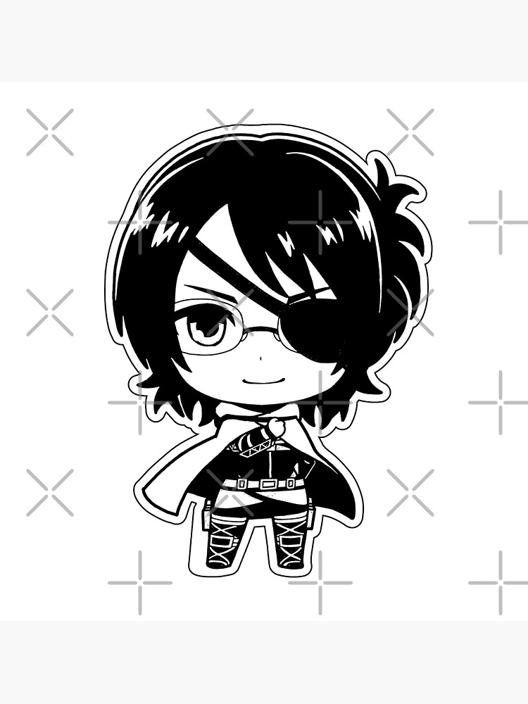 "Attack on titan final season Chibi hanji zoe" Art Print for Sale by ...