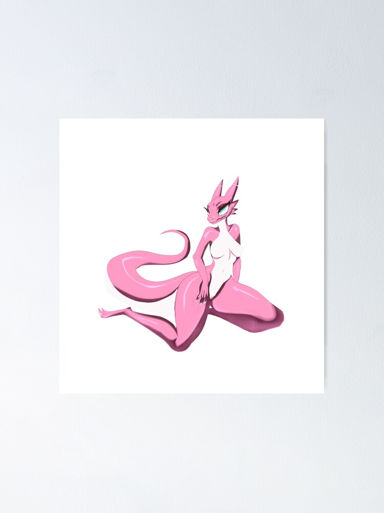 "Barbie Pink Kobold Sitting" Poster for Sale by Annaklava | Redbubble