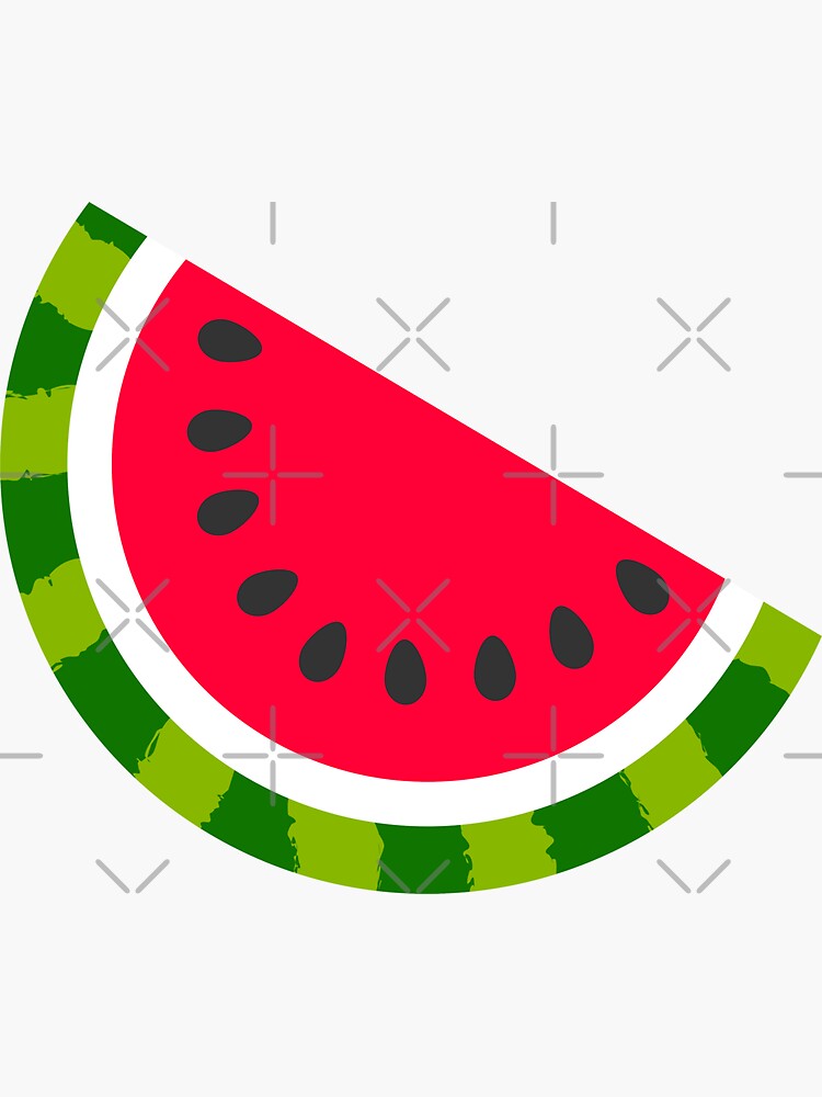 "Watermelon fruit slice" Sticker by StudioBarcelona | Redbubble