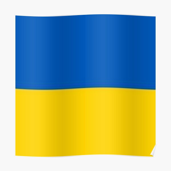 "Ukrainian flag" Poster for Sale by aura2021 | Redbubble