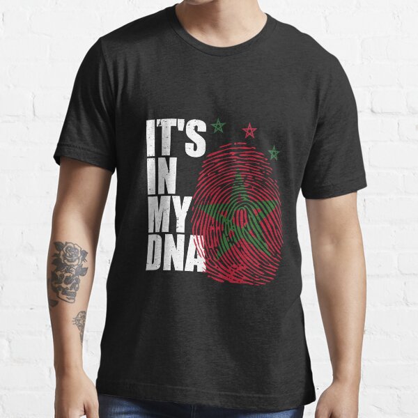 "It's In My DNA Moroccan tee, Morocco flag, proud to be moroccan" T ...