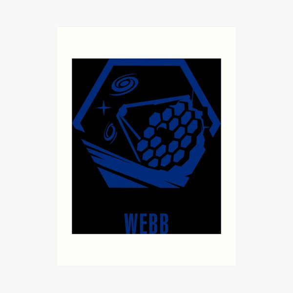 "James Webb Space Telescope - WEBB Logo" Art Print for Sale by ...