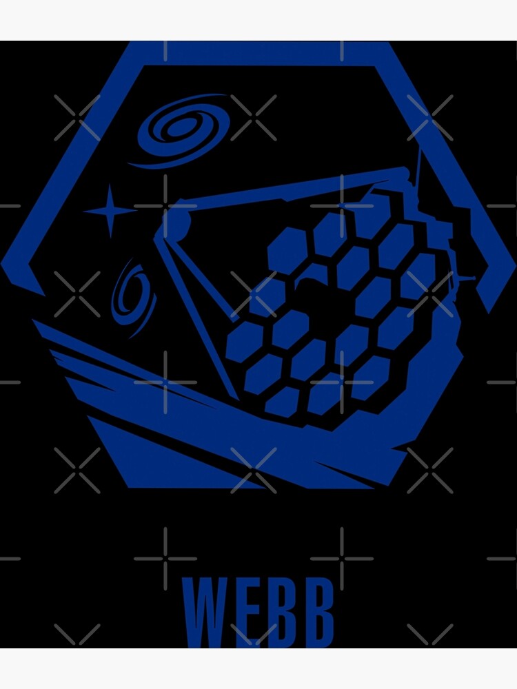 "James Webb Space Telescope - WEBB Logo" Poster for Sale by ...