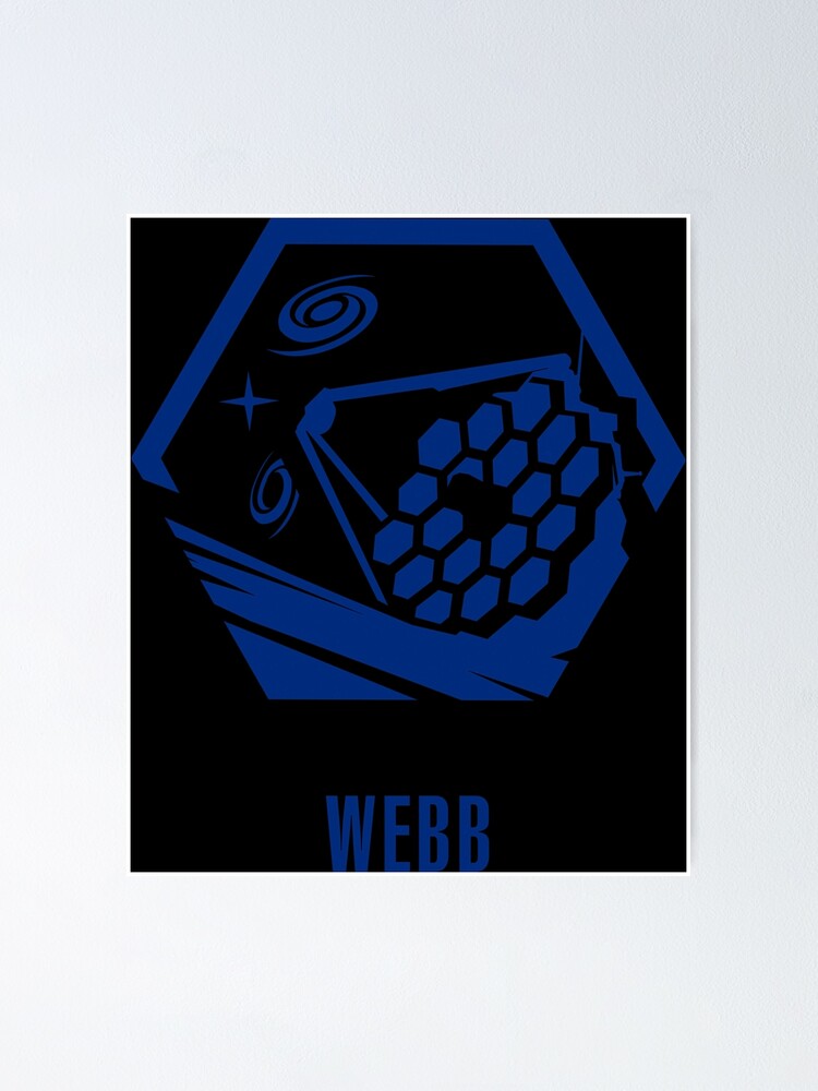 "James Webb Space Telescope - WEBB Logo" Poster for Sale by ...