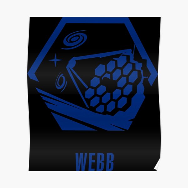 "James Webb Space Telescope - WEBB Logo" Poster for Sale by ...