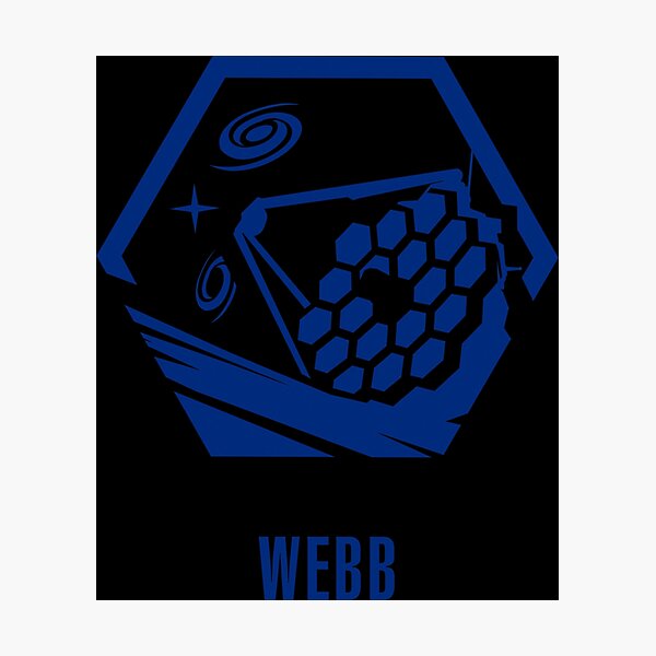 "James Webb Space Telescope - WEBB Logo" Photographic Print for Sale by ...