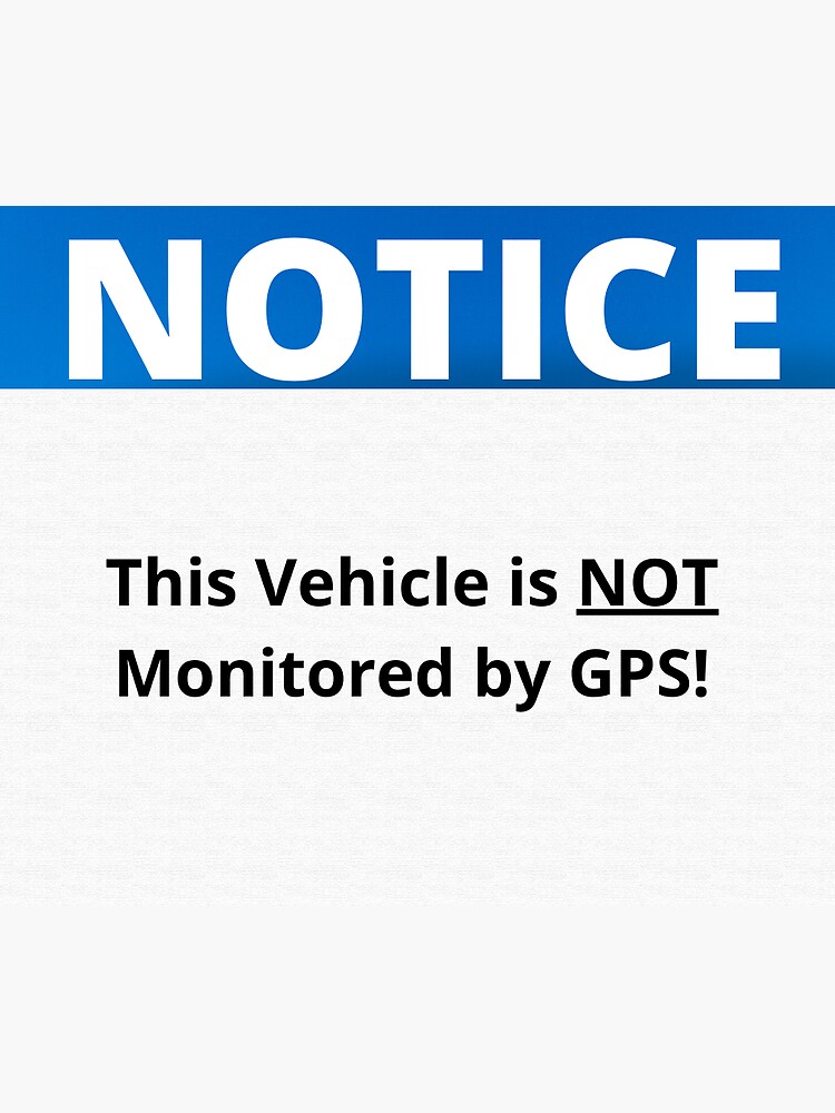 "NOTICE Sticker for Your Car" Sticker by InspiringCreati | Redbubble