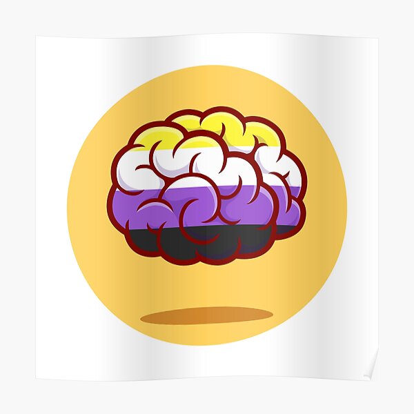 "Brainy" Poster for Sale by BalkanT | Redbubble