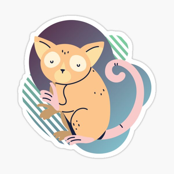 "Tarsier primate/ Monkey" Sticker by Daydream-Eve | Redbubble