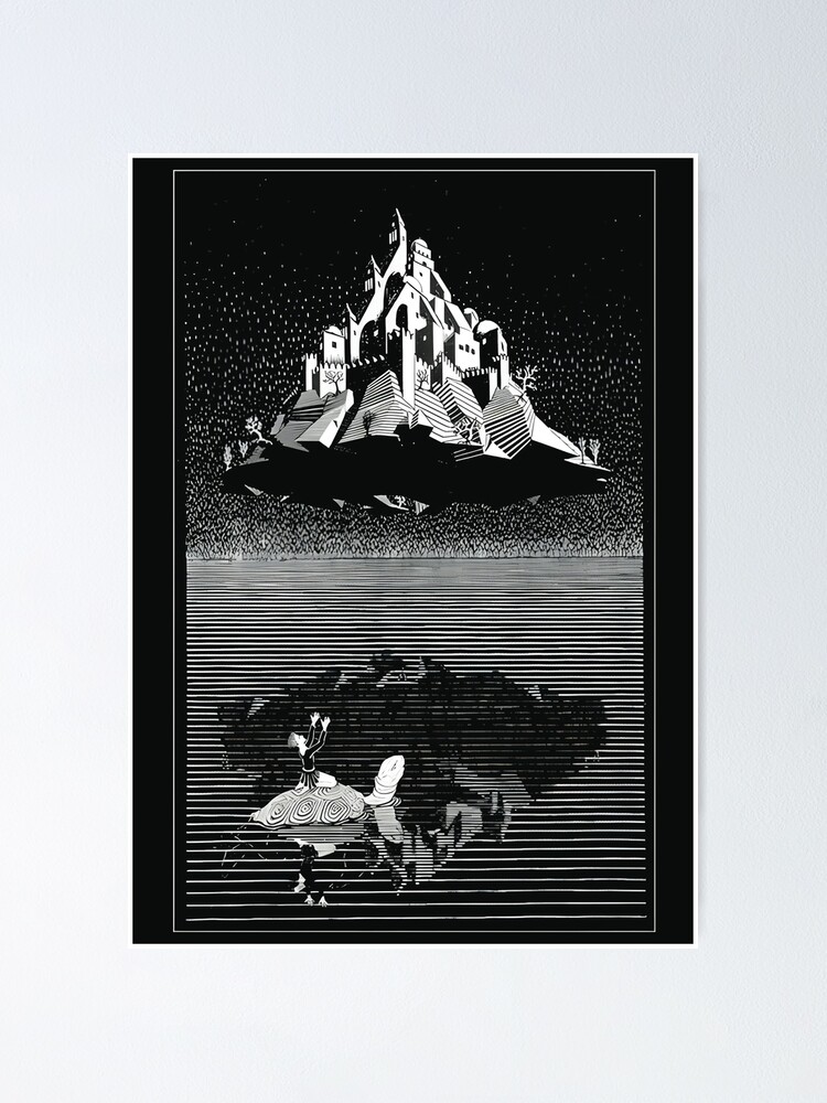 "MC Escher - Castle In The Air" Poster for Sale by Artone369 | Redbubble