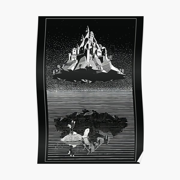 "MC Escher - Castle In The Air" Poster for Sale by Artone369 | Redbubble