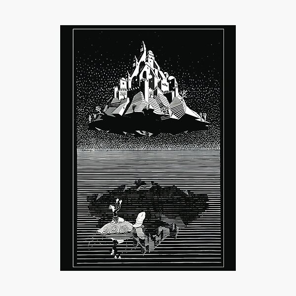 "MC Escher - Castle In The Air" Photographic Print for Sale by ...