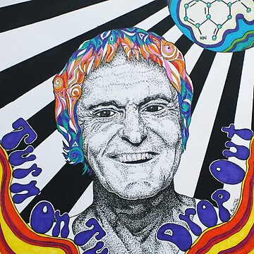 "Timothy Leary" Poster for Sale by Joanna Sasso | Redbubble