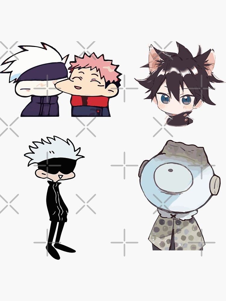 "Gojo Satoru pack" Sticker by Stickers-Sun | Redbubble