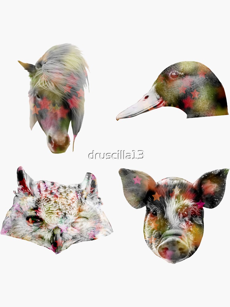 "Farm Disco" Sticker for Sale by druscilla13 | Redbubble