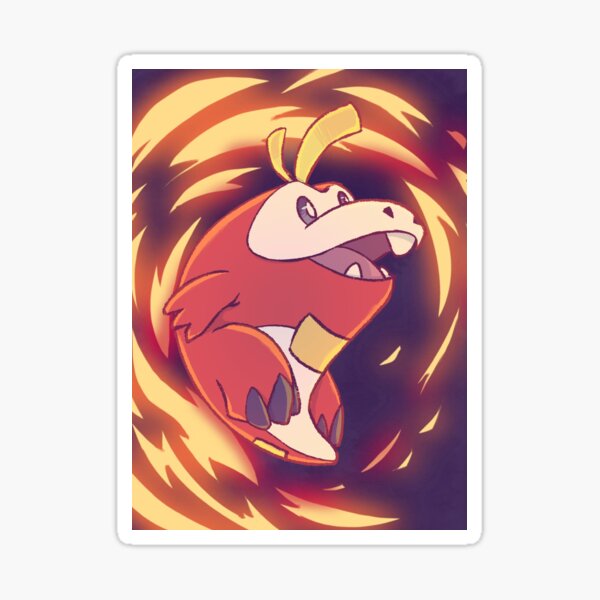 "Fuecoco" Sticker by BleachBones | Redbubble