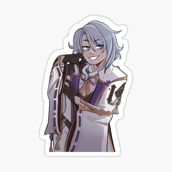 "Kamisato Ayato" Sticker for Sale by moonolotl | Redbubble
