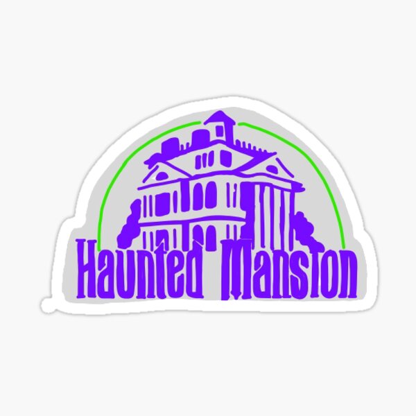 "Haunted mansion " Sticker by Katiesanta | Redbubble