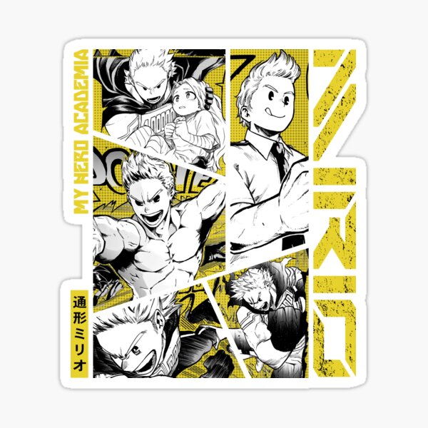 Pegatina «Mirio Togata - Panel Manga My Hero Academia» de Nivrowide ...